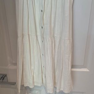 Storia | Dresses | Storia Button Up Open Side Midi Dress Nwt | Poshmark